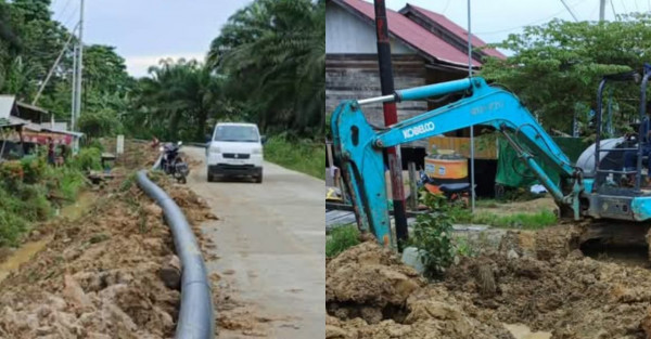 Perumda TTBKT Tanam Pipa JDU Wilayah Unit Sangkulirang untuk Atasi ...