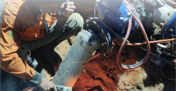 Layanan Air Bersih Terganggu Imbas Perbaikan Pipa Induk di Muara Wahau ...