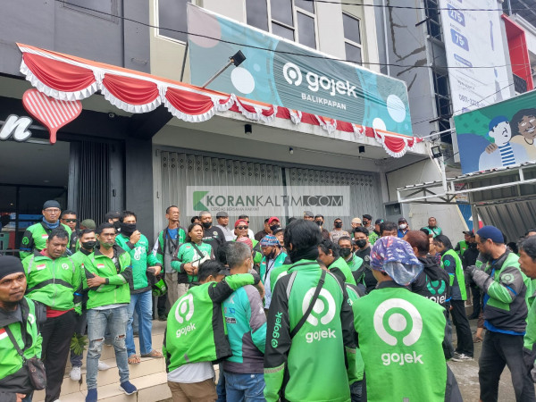 Ratusan Driver Gojek Balikpapan Demo, Alasannya karena Ini | Korankaltim.com