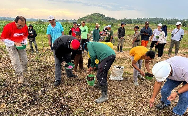 200 Petani di Tenggarong Seberang Manfaatkan Lahan Eks PT Kitadin Tanam ...